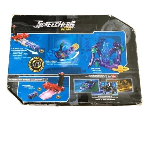 Toys | Screechers Wild Rapid Fire Disc Blaster Purple Car Speed ...